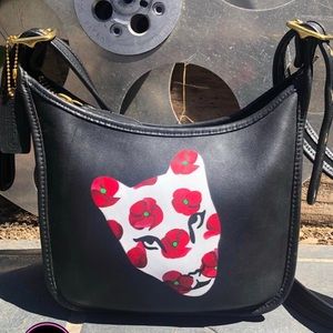 Bags | Custom Painted Vintage Coach Bag Janices Legacy | Poshmark
